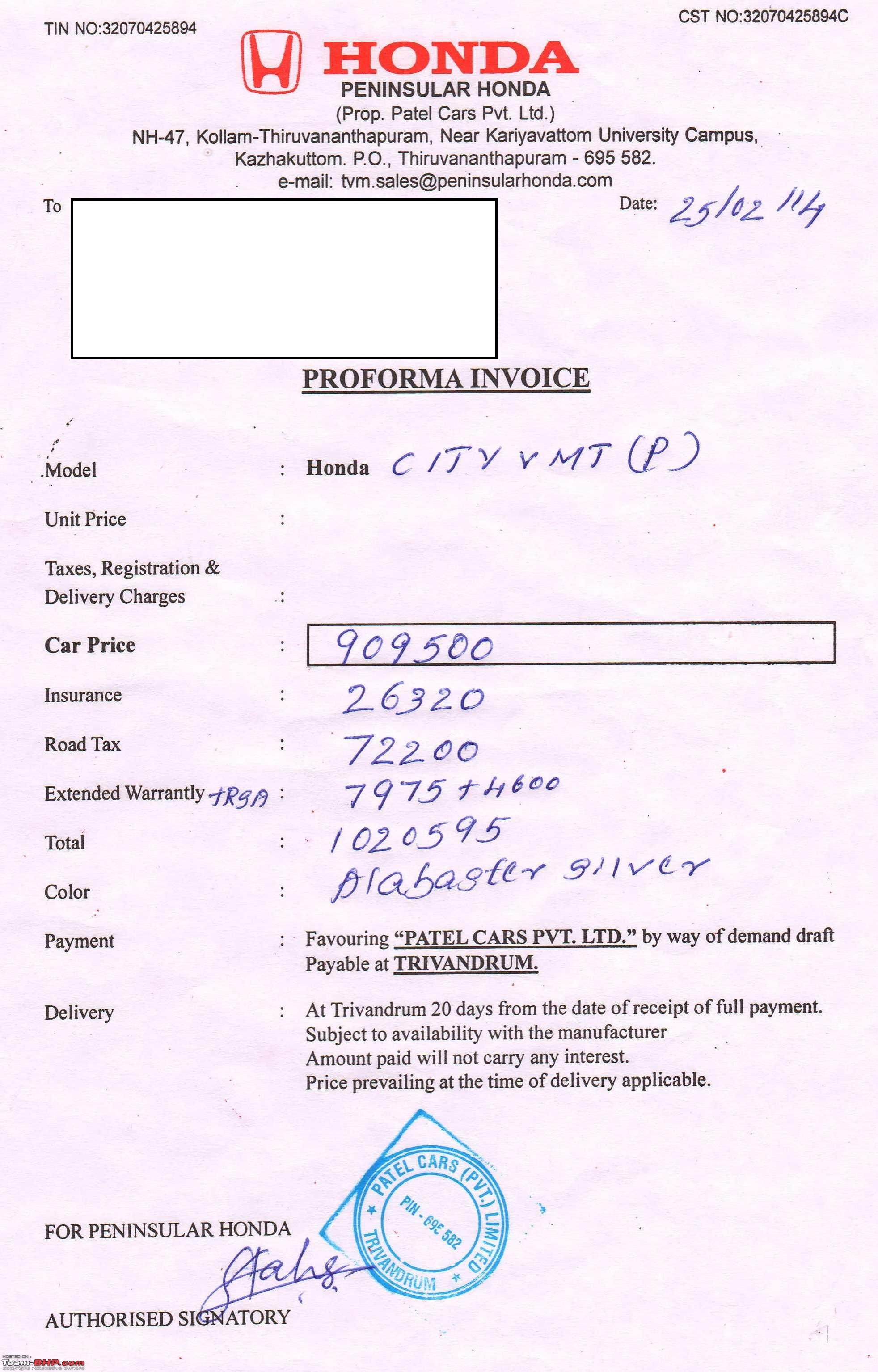Honda Invoice Price Invoice Template Ideas Honda Invoice Price Invoice Template Ideas