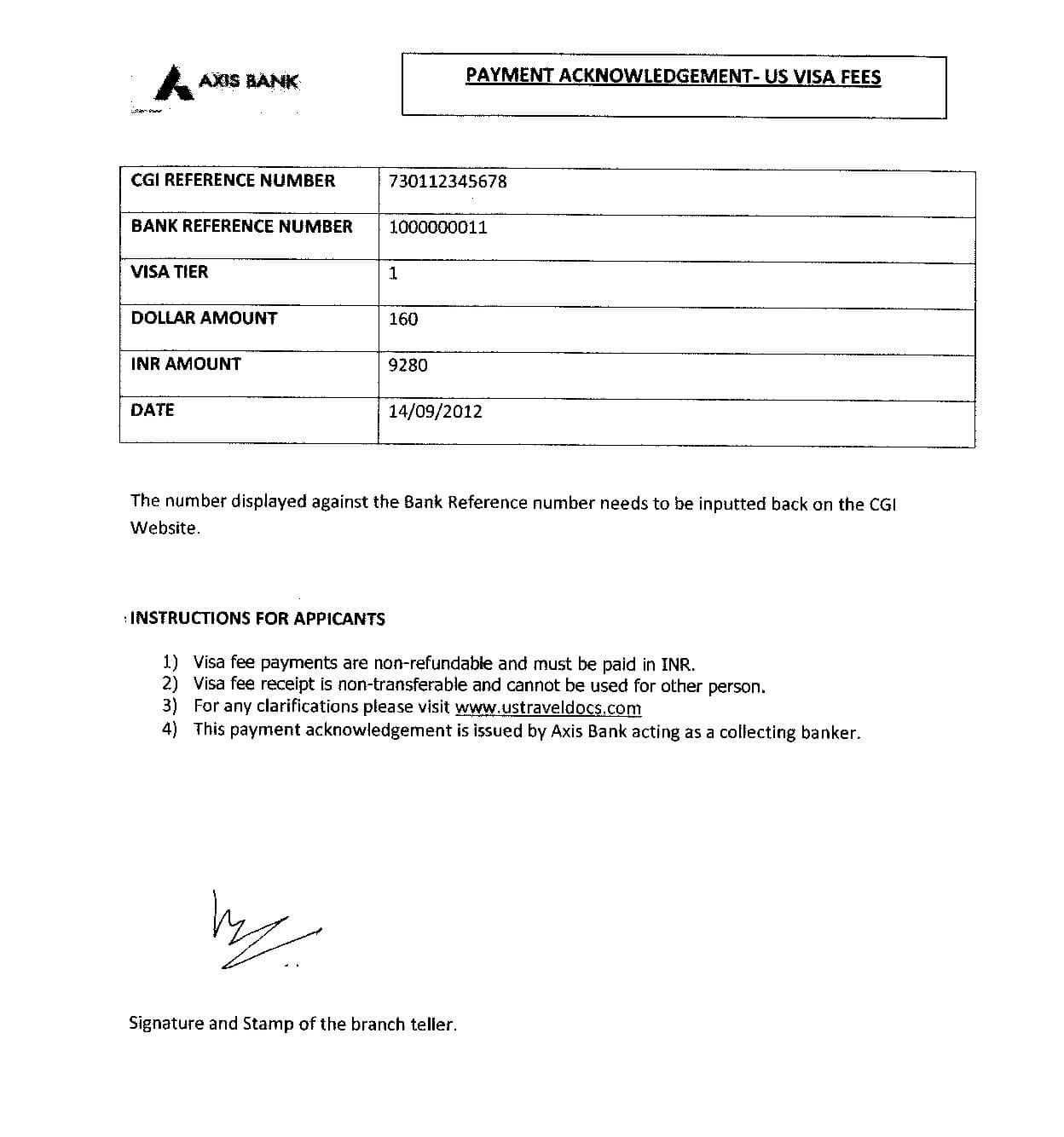 Nvc Visa Fee Bill Invoice Template Ideas Nvc Visa Fee Bill Invoice Template Ideas